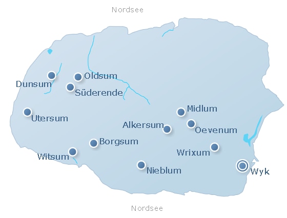 Ferienhaus & Ferienwohnung Insel Föhr - Urlaub auf Föhr