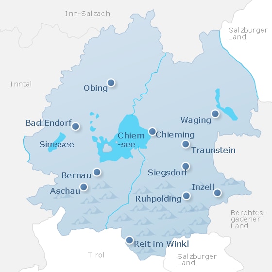 Ferienhäuser und Ferienwohnungen im Chiemgau mieten - Urlaub im Chiemgau