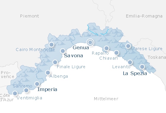 Ferienhäuser & Ferienwohnungen für den Urlaub am Strand in Ligurien ...